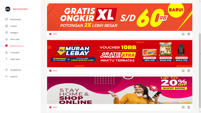 Web Toko Online Senjateduh (Midtrans & Rajaongkir)